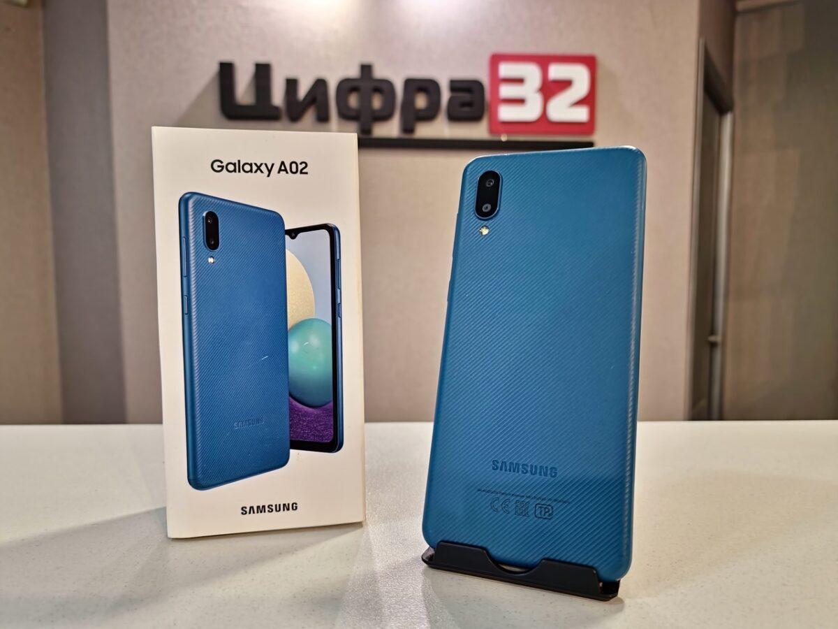 Смартфон Samsung Galaxy A02 2/32GB купить в Брянске выгодно