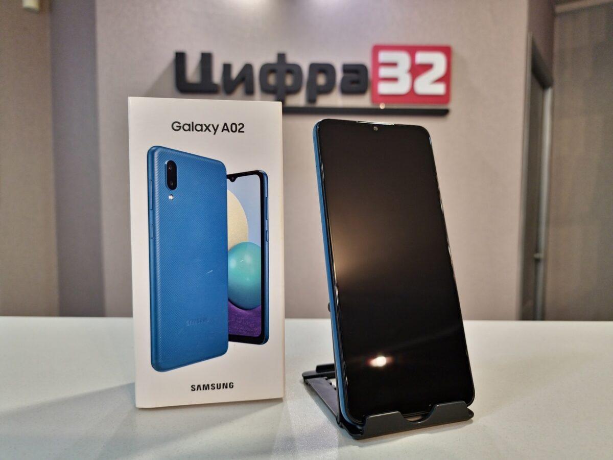 Смартфон Samsung Galaxy A02 2/32GB купить в Брянске выгодно